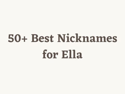 50+ Best Nicknames for Ella That Fit Her Perfectly